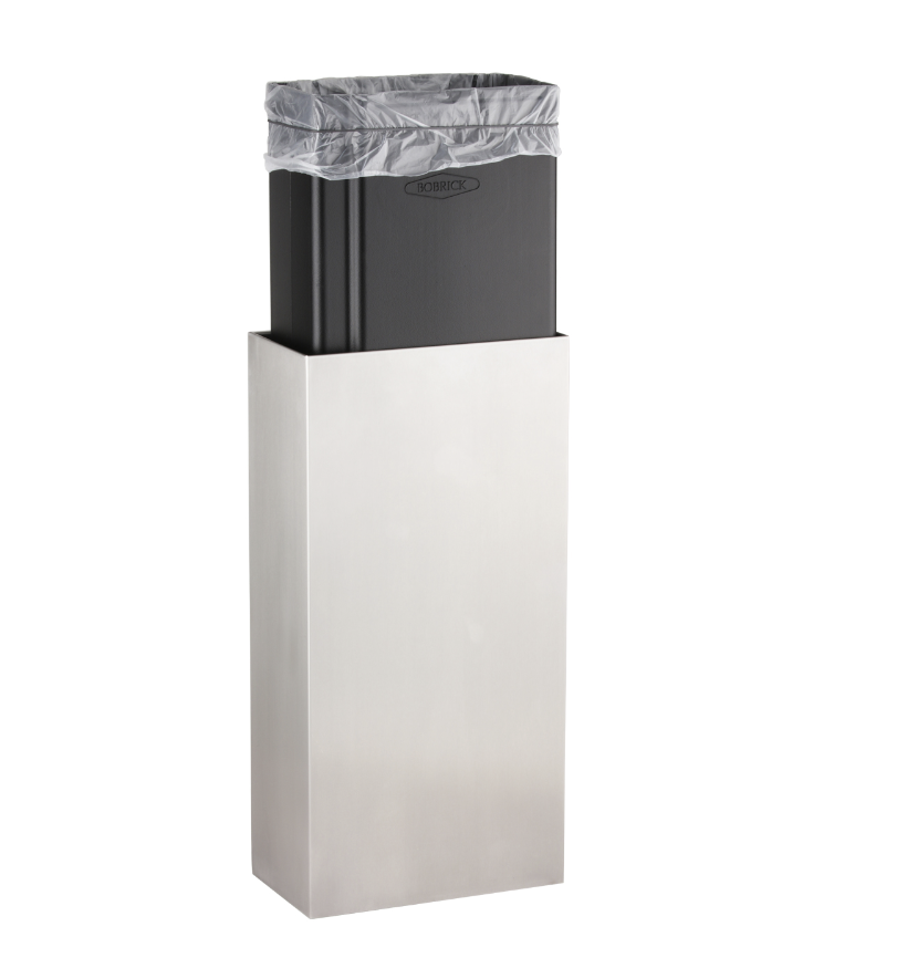 Bobrick B-9279 Fino Collection Surface-Mounted Waste Receptacle ...