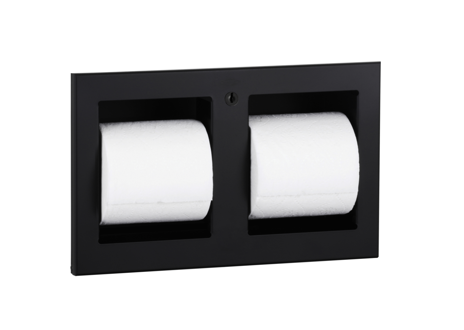 Bobrick B-35883.MBLK Recessed Multi-Roll Toilet Tissue Dispenser, Matte ...