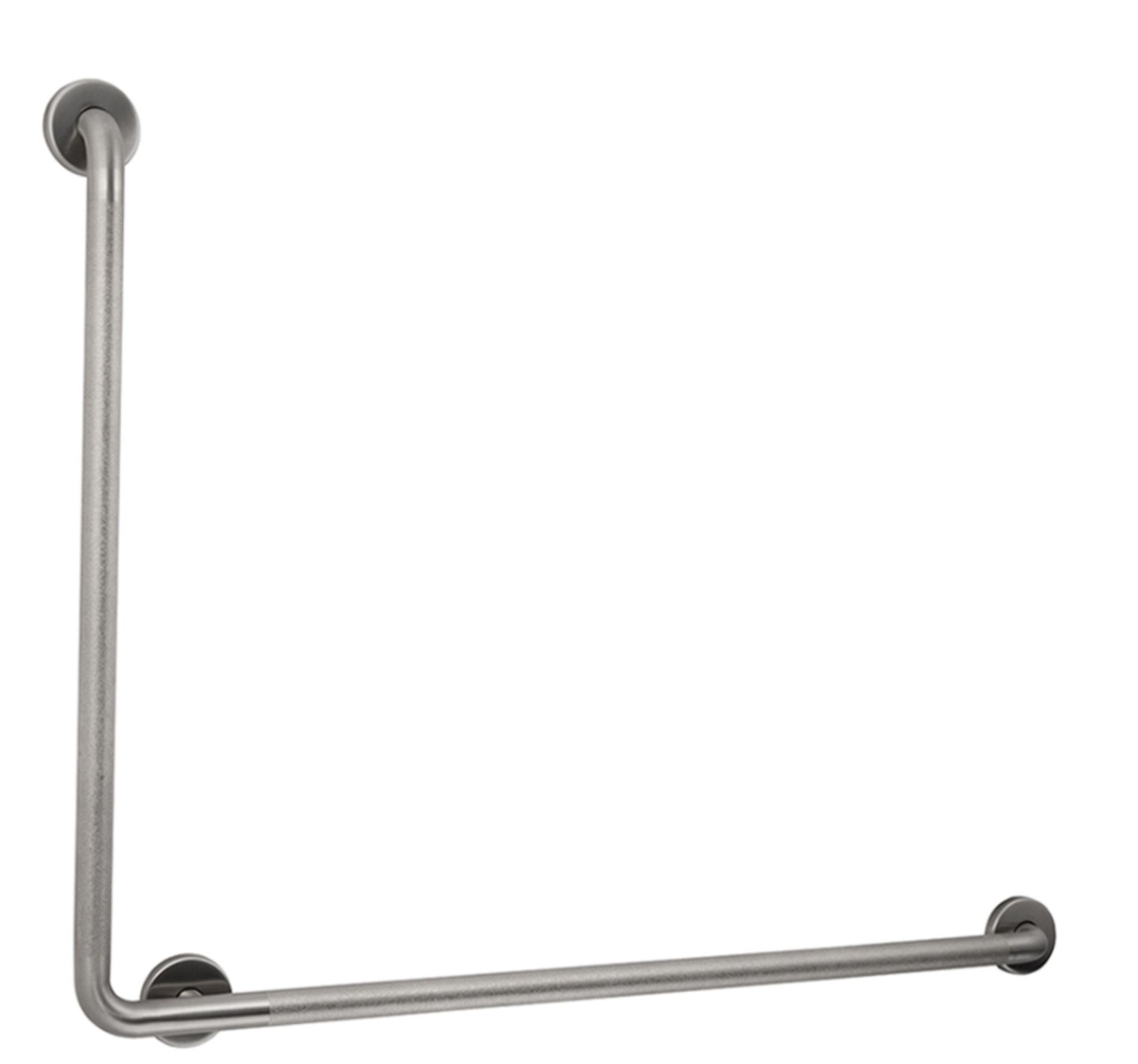 Bobrick B-5854.99 90 Degree Grab Bar, 1-1/4" Diameter, Peened Finish ...