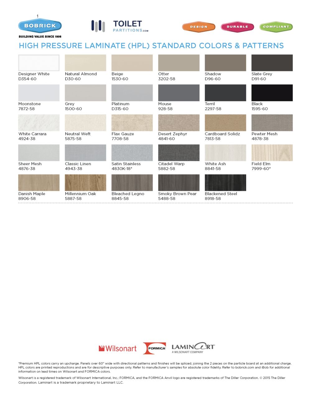 Bobrick 1552 MetroSeries Toilet Partitions | Washroom Inc - Authorized ...
