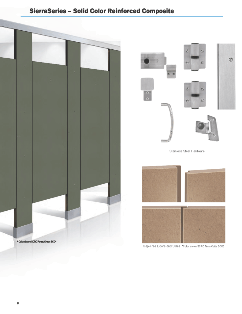 Bobrick SierraSeries 1092.67P Toilet Partitions | Washroom Inc ...
