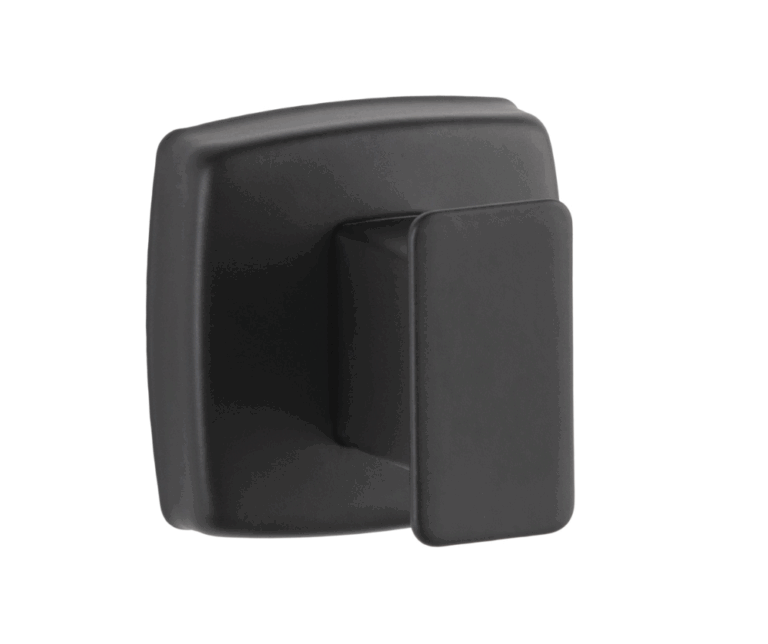 Bobrick B-7671.MBLK Surface-Mounted Single Robe Hook, Matte Black ...